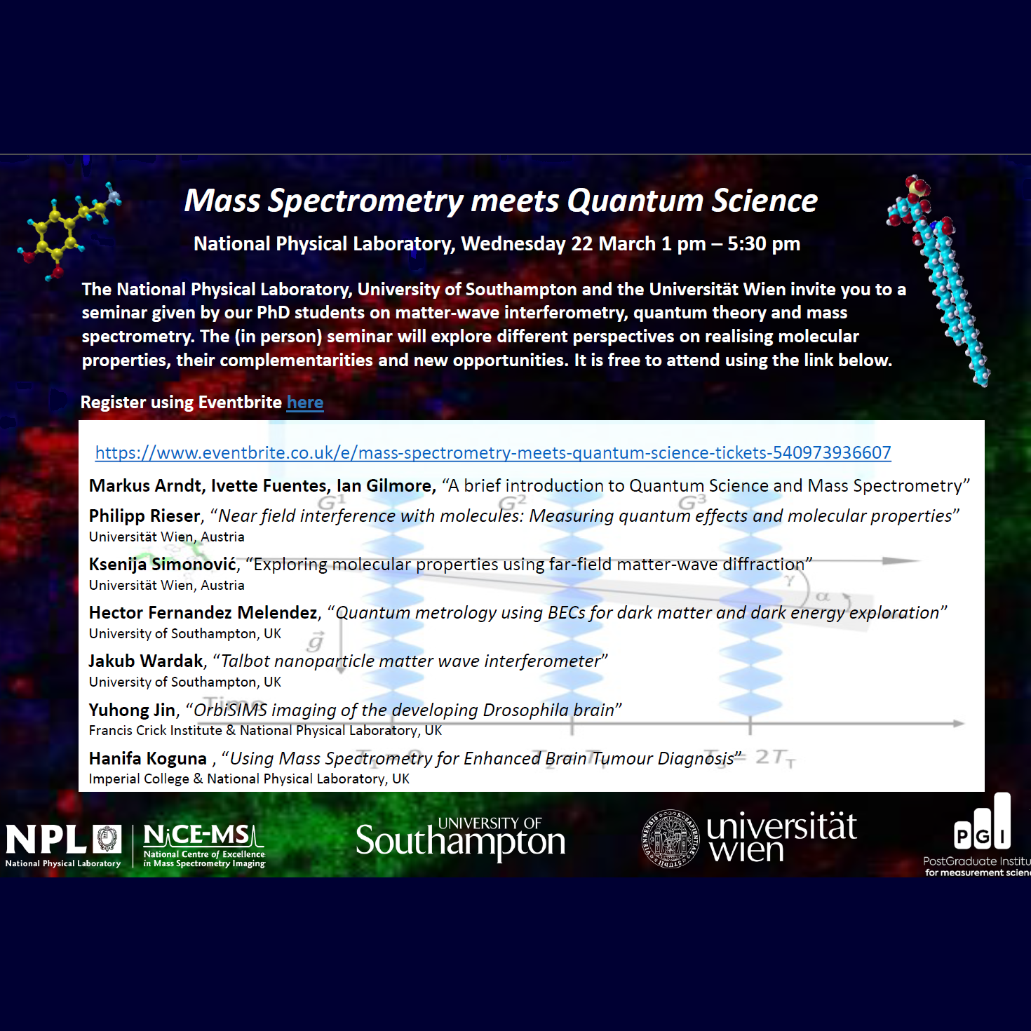 Mass Spectrometry meets Quantum Science